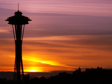 Photo Friday: Space Needle Sunset