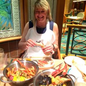 Dining at the Crab Shack on the Star Princess Cruise Ship