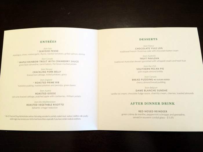 Christmas Eve on Holland America Line’s Volendam