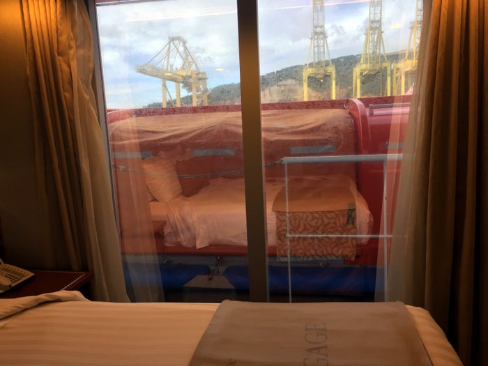 A Look Inside An Obstructed Ocean View Stateroom On Holland America S