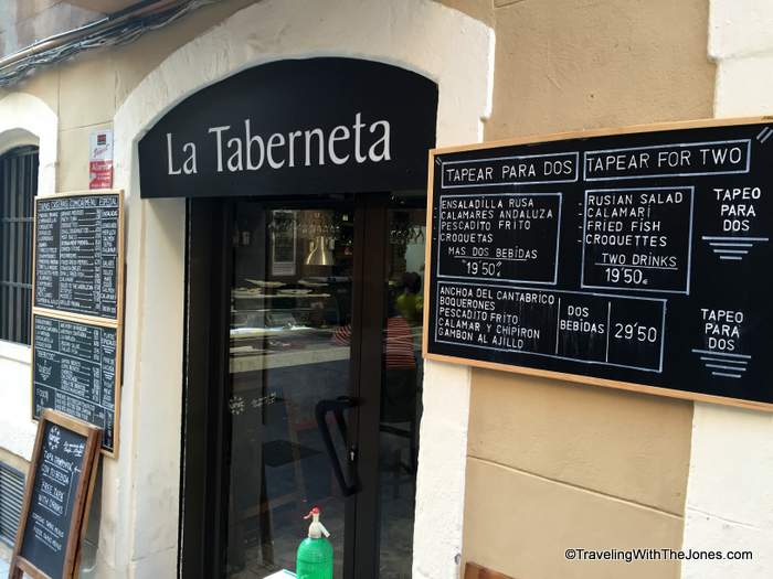 Dining at La Taberneta in Barcelona’s La Barceloneta Neighborhood