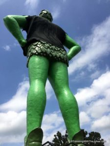 Ho! Ho! Ho! It’s the Jolly Green Giant in Blue Earth, Minnesota