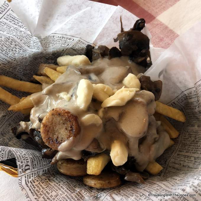 Poutine, ms Veendam, Holland America