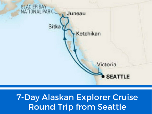 Visiting Alaska on a 7-Day Cruise Sailing Round Trip from Seattle